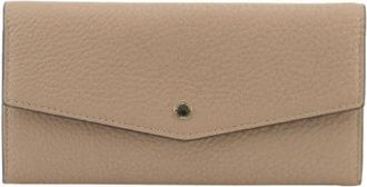 Pourchet Femme, Accessoires, Beige, Taille: ONE Size Grand Porte-monnaie