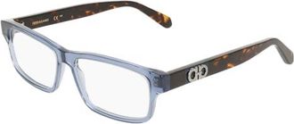 Ferragamo SF3061 432 Lunettes pour homme Bleu transparent 56/15/150