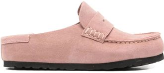 Birkenstock Loafer - Naples Wrapped Pink Clay - Gr. 41 (EU) - in Gold - f&uuml;r Damen