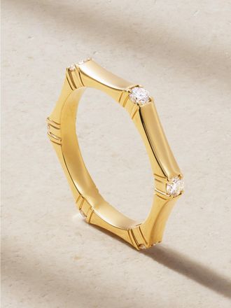 Melissa Kaye Honey Station Ring Aus 18 Karat Gold Mit Diamanten