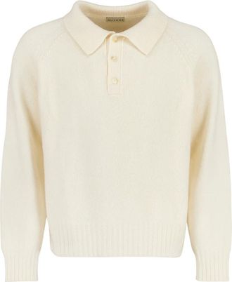 Autore Homme, Tops, Blanc, Taille: XL Polo en maille Burton
