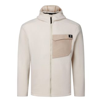 Dare 2B Dare 2B - Firn Fleecejacke f&uuml;r Herren, mit Kapuze, Teddyfleece (Mandelmilch)