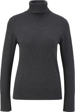 s.Oliver Black Label Damen Rollkragen Pullover Grey, 38