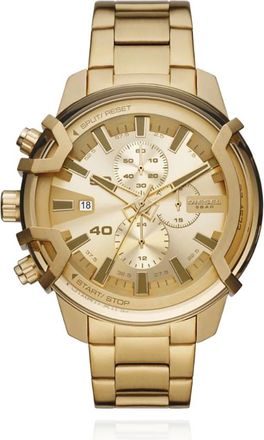 Diesel Homme, Accessoires, Jaune, Taille: ONE Size Montre Chronographe Griffed