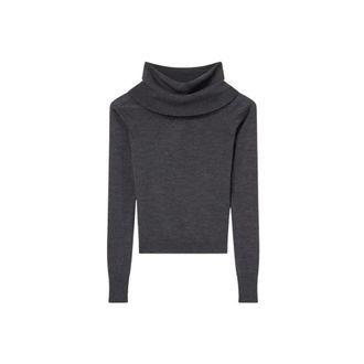 Stella McCartney Wool Turtleneck Sweater - - Knitwear - Damen - Grau - M