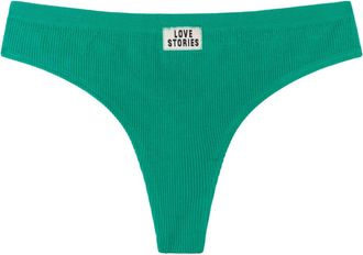 Love Stories Gr&uuml;ner String Slip Truman Stil - - Underwear - Damen - Gr&uuml;n - M