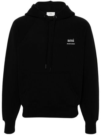 Ami hoodie à logo Ami de Coeur - Noir