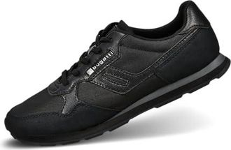 Bugatti 321-ASH01 Chaussures Basses à Lacets pour Homme, 42 EU, Noir, 42 EU