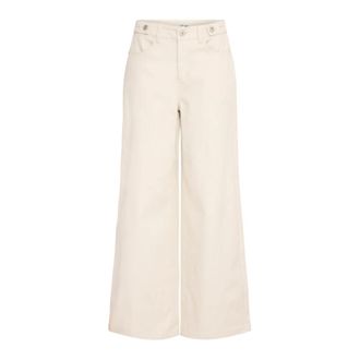 Ichi Ichi - Pantalon ample Sandshell - Femme - Pantalons - Beige - Taille: W31 L32