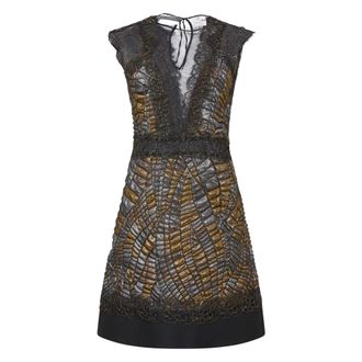 Moschino Elegantes Kleid mit tiefem Ausschnitt - - Dresses - Damen - Mehrfarbig - 2XL