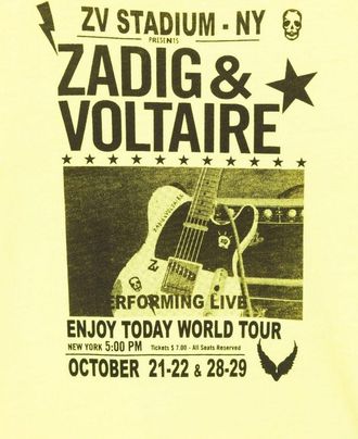 Zadig&Voltaire Cotton T-Shirt - Yellow