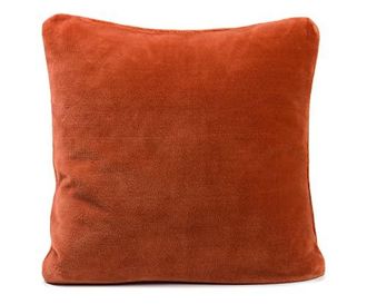 G&ouml;zze Housse de Coussin Premium Cashmere-Feeling, Lot de 2, 500 g/m&sup2;, 50 x 50 cm - Cannelle