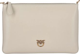 Pinko Pinko, Femme, Sacs, Blanc, Taille: ONE Size Pochette plate classique en couleur Z14Q