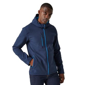 Regatta Herren Professionelle Navigate Softshelljacke Softshell-Jacke, Marineblau/blau, 3XL