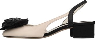 Roberto Festa Milano Femme, Chaussures, Beige, Taille: 37 EU Antonie Escarpin Slingback en Cuir