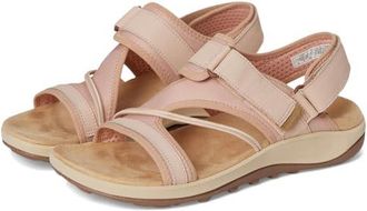 Merrell Femme Terran 4 Post Sandale Glissante, Poudre, 42 EU