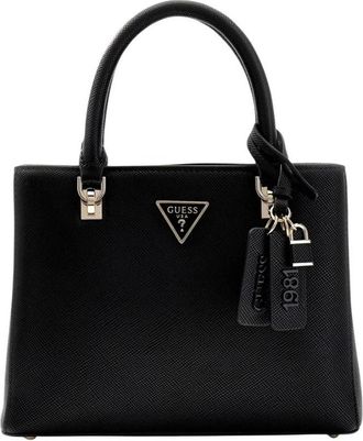 Guess Femme, Sacs, Noir, Taille: ONE Size Sac &agrave; main avec poche int&eacute;rieure