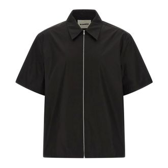 Jil Sander Homme, Chemises, Noir, Taille: XL 201 Shirt