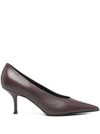 Lella Baldi escarpins en cuir 75 mm - Rouge