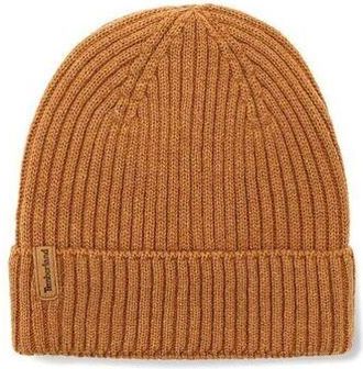 Timberland TB0A66522311 RIB KNIT BEANIE-WHEAT