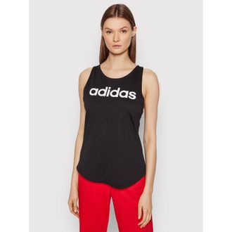 adidas Top Essentials Logo GL0566 Schwarz Regular Fit