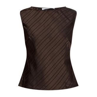 Sams&oslash;e & Sams&oslash;e Saagne Top - - Tops - Damen - Braun - M