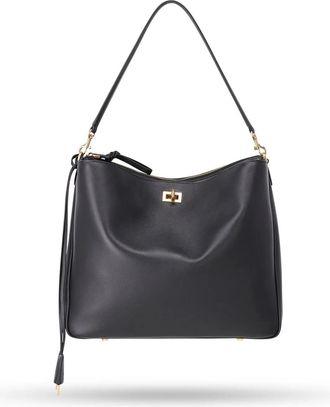 Balenciaga Crossbody Bags - Schultertasche Rodeo aus Leder - Gr. unisize - in Schwarz - f&uuml;r Damen