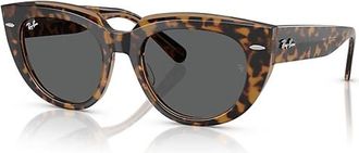 Ray-Ban Doreen Sonnenbrillen Havana Auf Braun Transparent Fassung Grau Glas 52-20