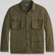 Polo Ralph Lauren Regular Fit Hemdjacke aus reiner Baumwolle Modell SUEDED MOLESKIN