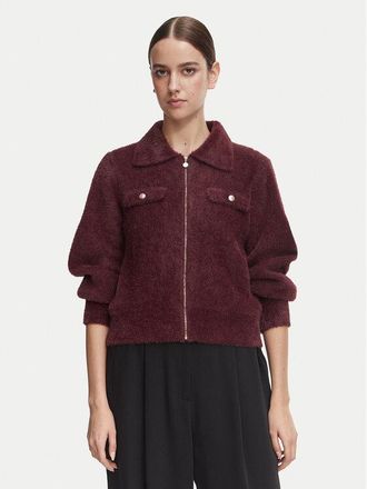 Morgan Strickjacke 232-MDOMI Dunkelrot Regular Fit