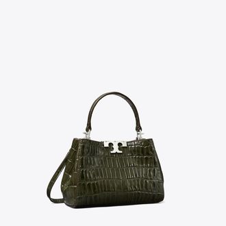Tory Burch Mini Eleanor Henkeltasche mit Krokopr&auml;gung