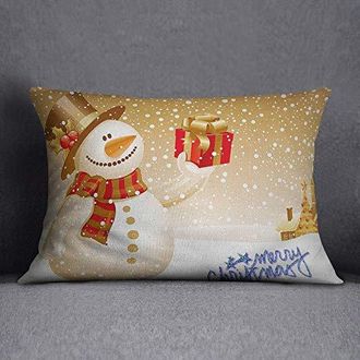 Bonamaison Le Jardin du Lin Kissenhüllen, Cotton, Mehrfarbig, 45x45