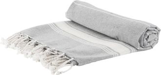 Nicola Spring Türkischer Baumwollbadetuch - 170 X 90cm - Grau