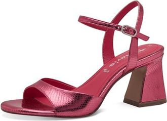 Tamaris Femme Damen 1-28056-42 Sandale à Talon, Pink, 37 EU