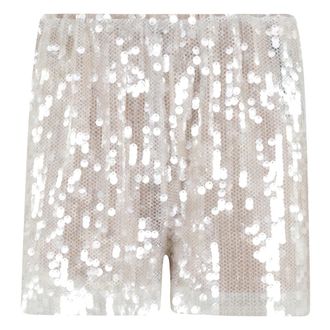 Federica Tosi Damen, Shorts, Weiß, 2XSGröße