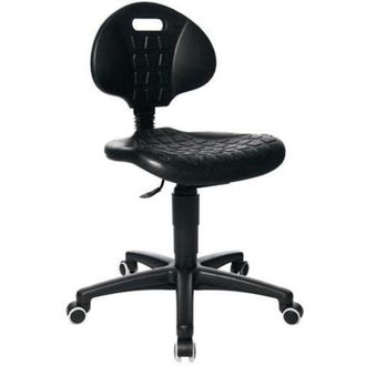Topstar Arbeitsdrehstuhl Tec 20 Rl.Polyurethanschaum schwarz
