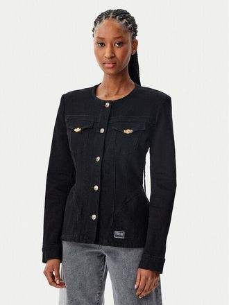 Versace Jeans Couture Jeansjacke 78HAS457 Schwarz Slim Fit