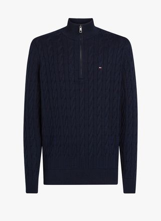 Tommy Hilfiger Pull torsad&eacute; en maille