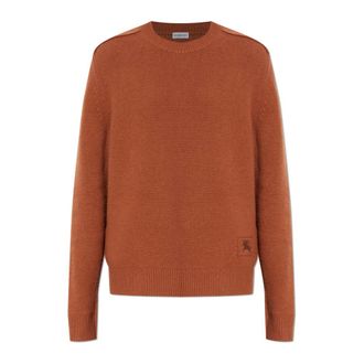 Burberry Homme, Pulls, Brun, Taille: M Cashmere Crew Neck Sweater
