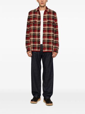 Guest In Residence Plaid Shirt - Red