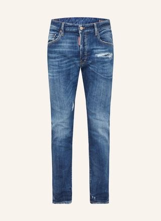 Dsquared2 Destroyed Jeans Skater Slim Fit blau