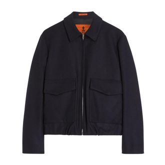 Barena Veste en laine Melton - Homme - Vestes - Bleu - Taille: M