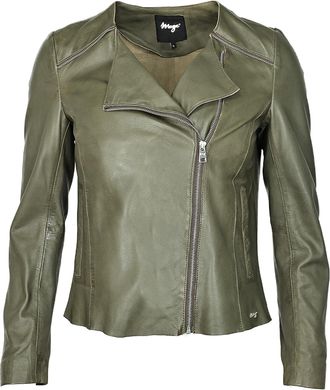 Maze Damen Lederjacke 42021103 Olive L