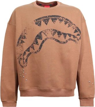 Sprayground Sprayground, Homme, Sweatshirts et sweats &agrave; capuche, Brun, Taille: XL Crewneck SweaT-shirt