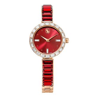 Swarovski Analoguhr - - Accessories - Damen - Rot - ONE SIZE