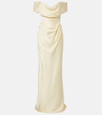 Vivienne Westwood Robe longue Nova Cocotte en satin