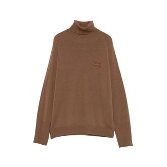 Ermanno Scervino Rollkragenpullover - - Knitwear - Damen - Braun - XS