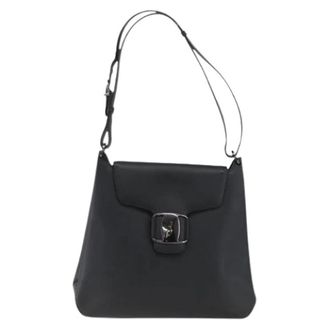 Ferragamo Pre-owned Leather Cross Body Bag - - Pre-owned - Damen - Schwarzk - ONE SIZE