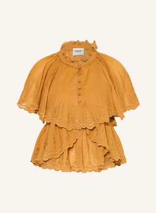 Isabel Marant Marant &Eacute;toile Blusenshirt Lorna Mit R&uuml;schen braun