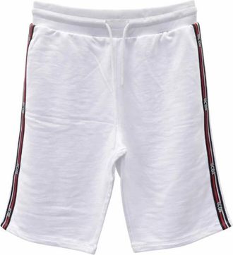 GCDS Gcds, Homme, Shorts, Blanc, Taille: XS Logo Tape Sweatshorts